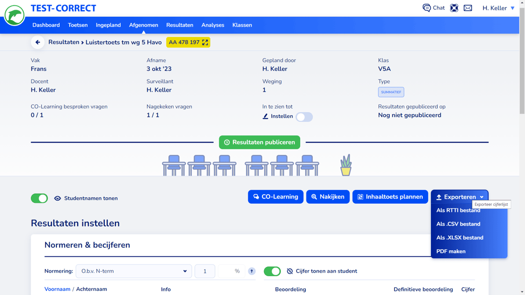 RTTI-online koppeling en export