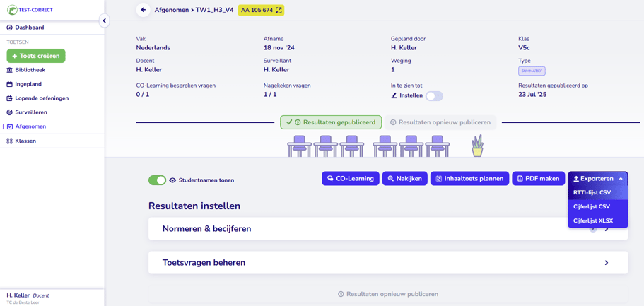 RTTI-online koppeling en export